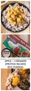 Healthy Apple Cinnamon Rice Pudding