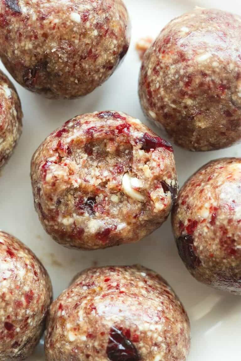 Cranberry Protein Balls - The Big Man's World