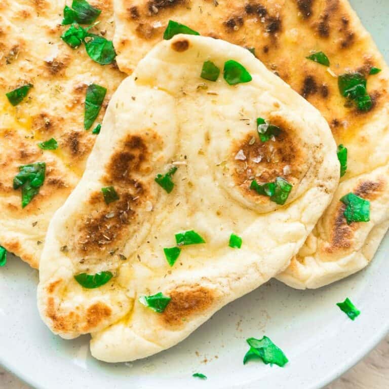 2 Ingredient Dough Naan (No yeast!) - The Big Man's World