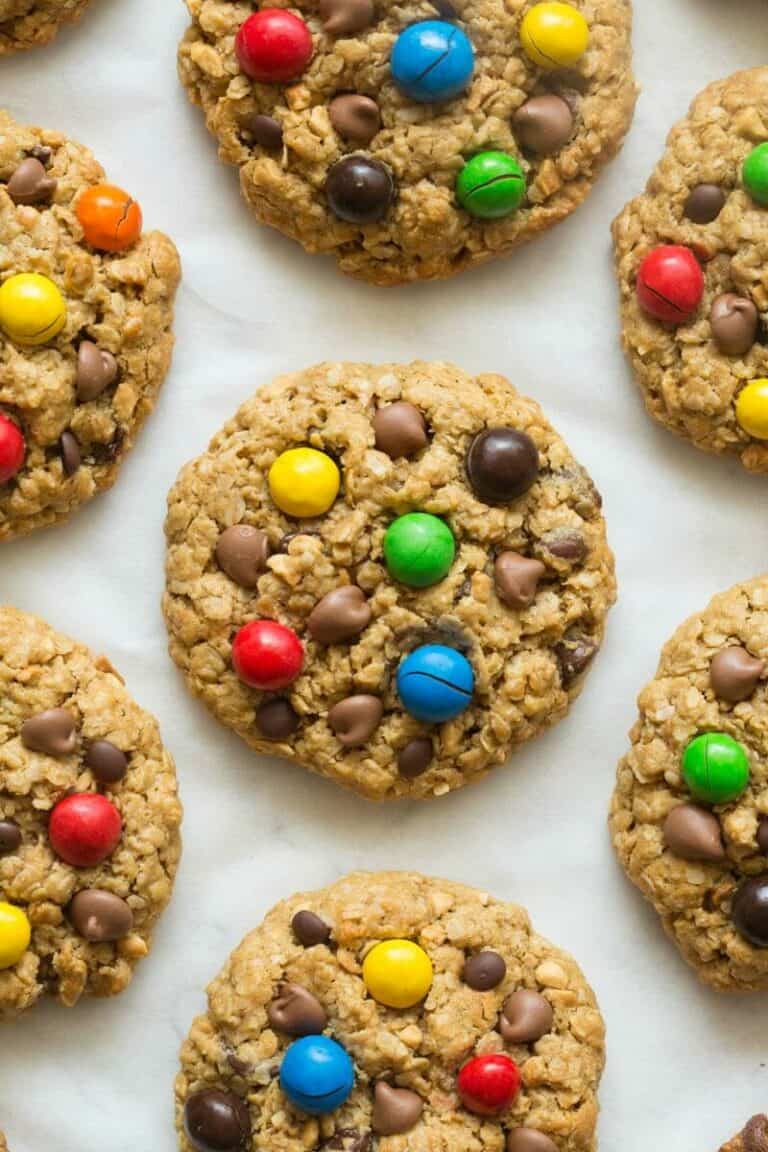 Healthy Flourless Monster Cookies - The Big Man's World