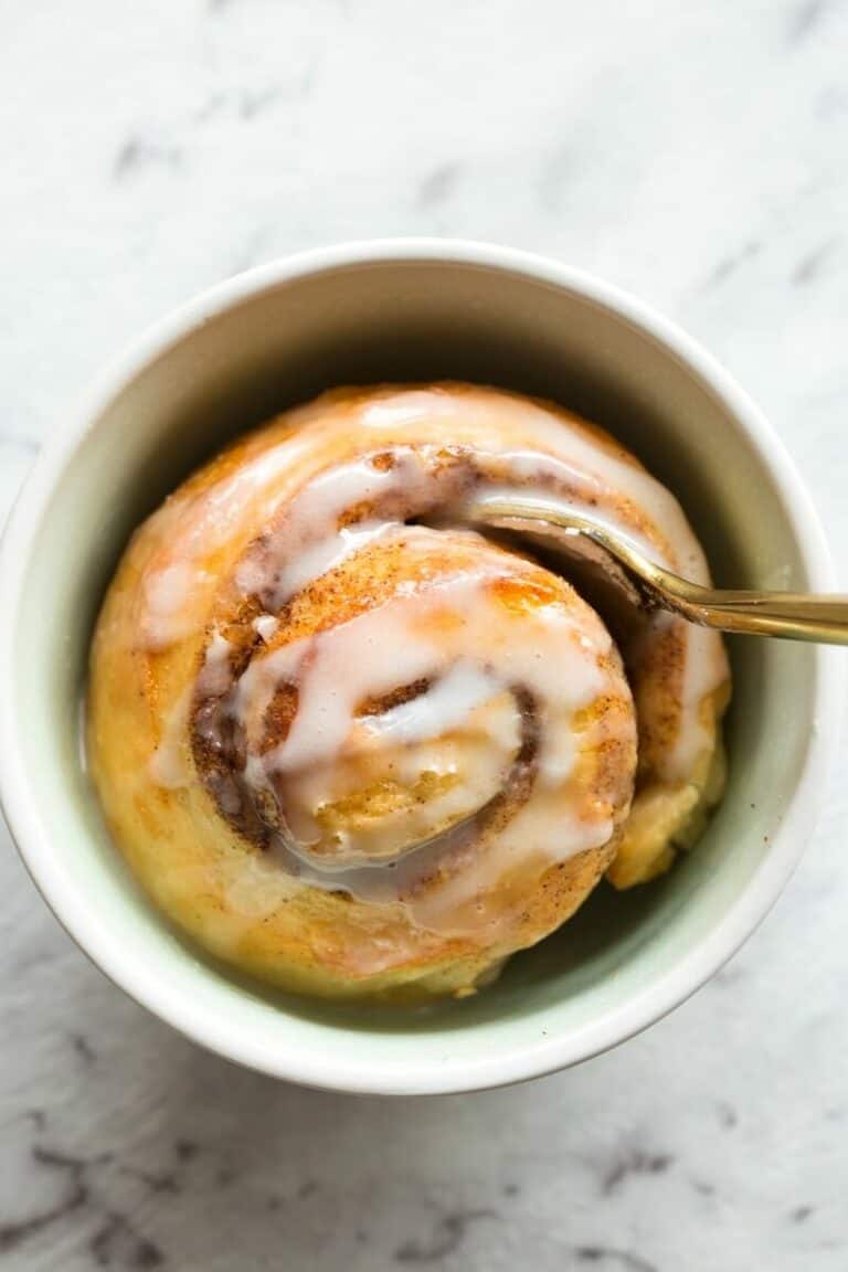 Single Serve Cinnamon Roll - The Big Man's World