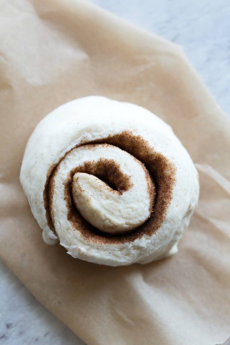 Cinnamon Roll for One (No yeast!) - The Big Man's World