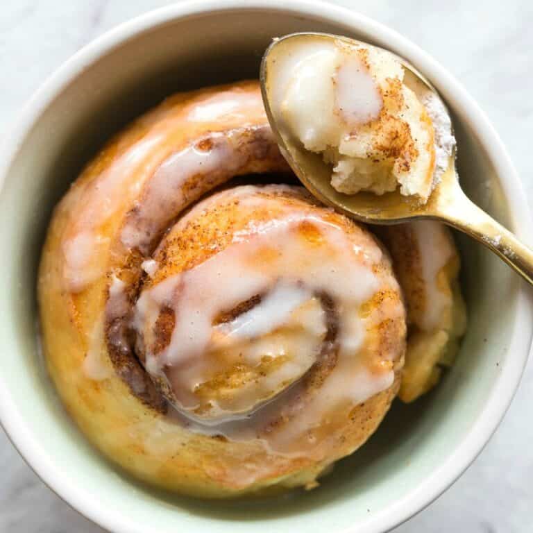 Single Serve Cinnamon Roll - The Big Man's World