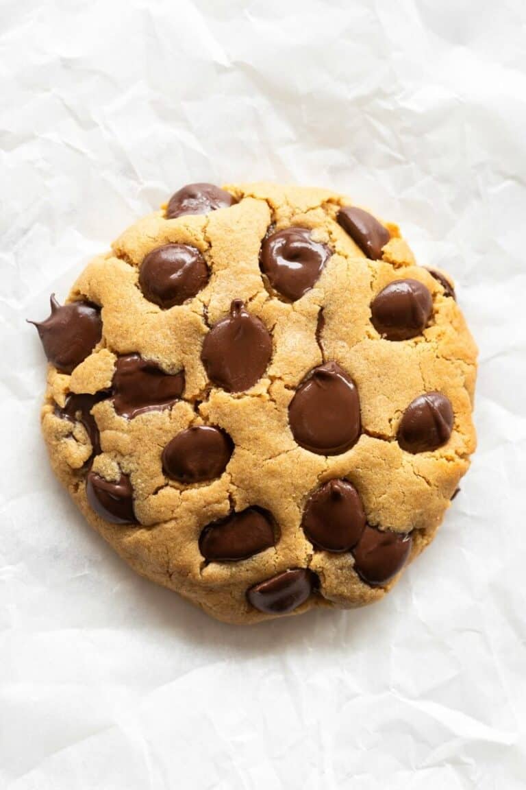 Single Serve Chocolate Chip Cookie - thebigmansworld.com