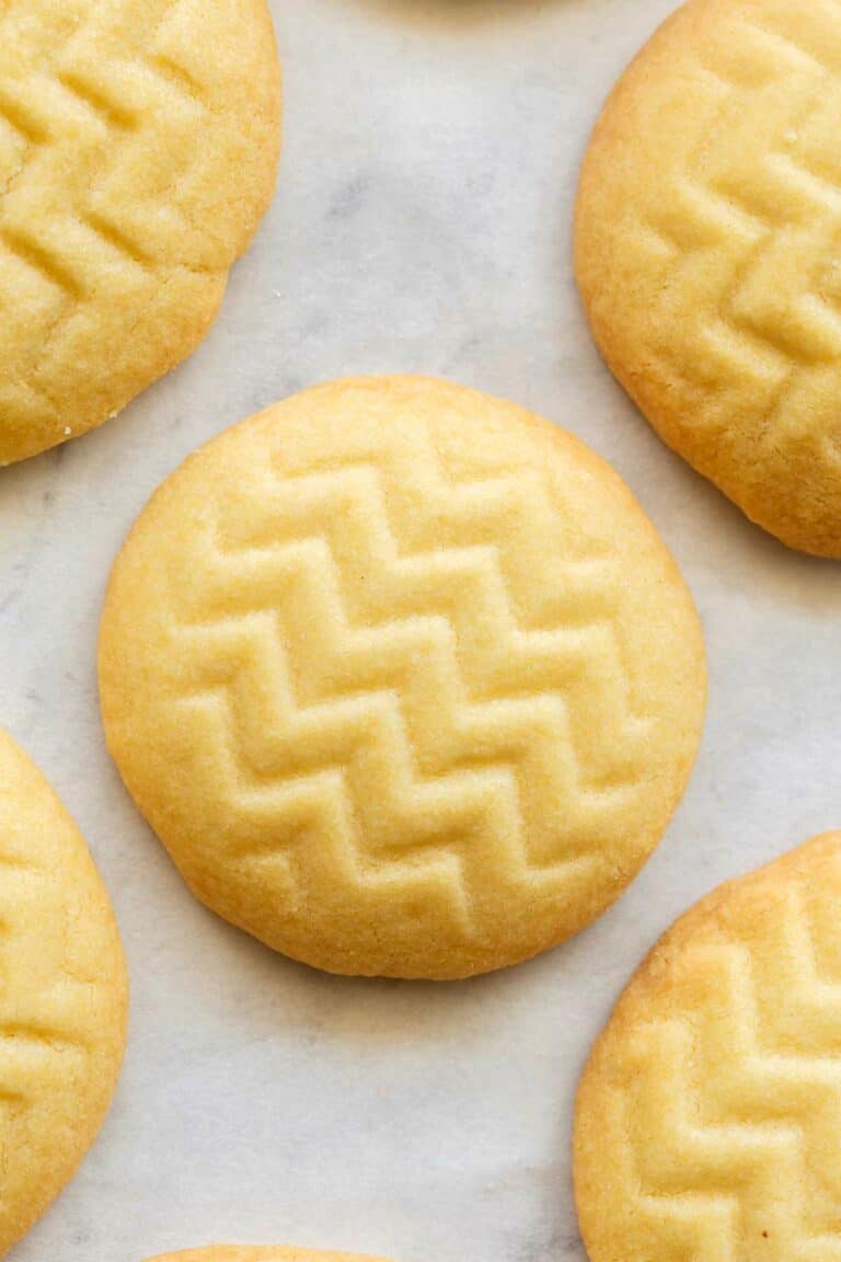 Vegan Shortbread Cookies With 3 Ingredients | Rich And Buttery