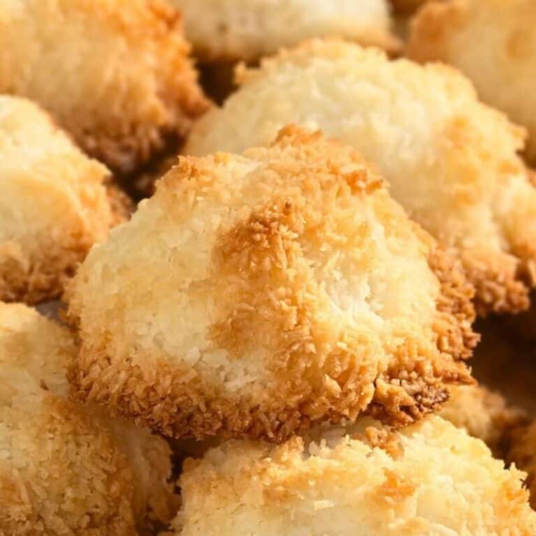 Keto Coconut Macaroons {3 Ingredients!} - The Big Man's World