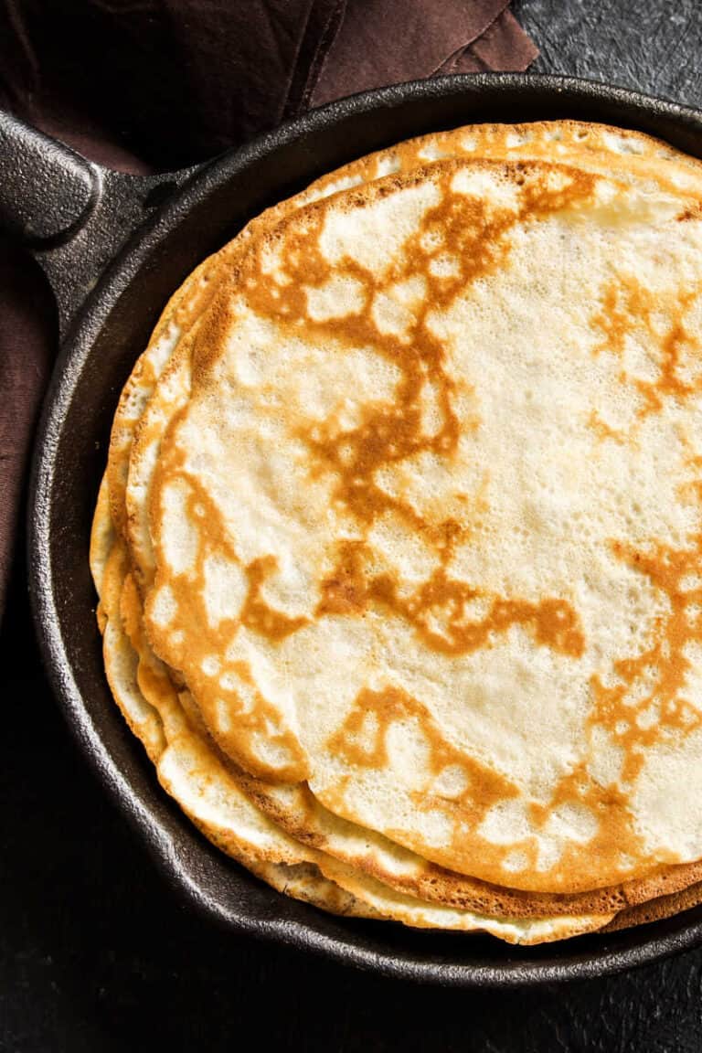 Coconut Flour Crepes {3 Ingredients} - The Big Man's World