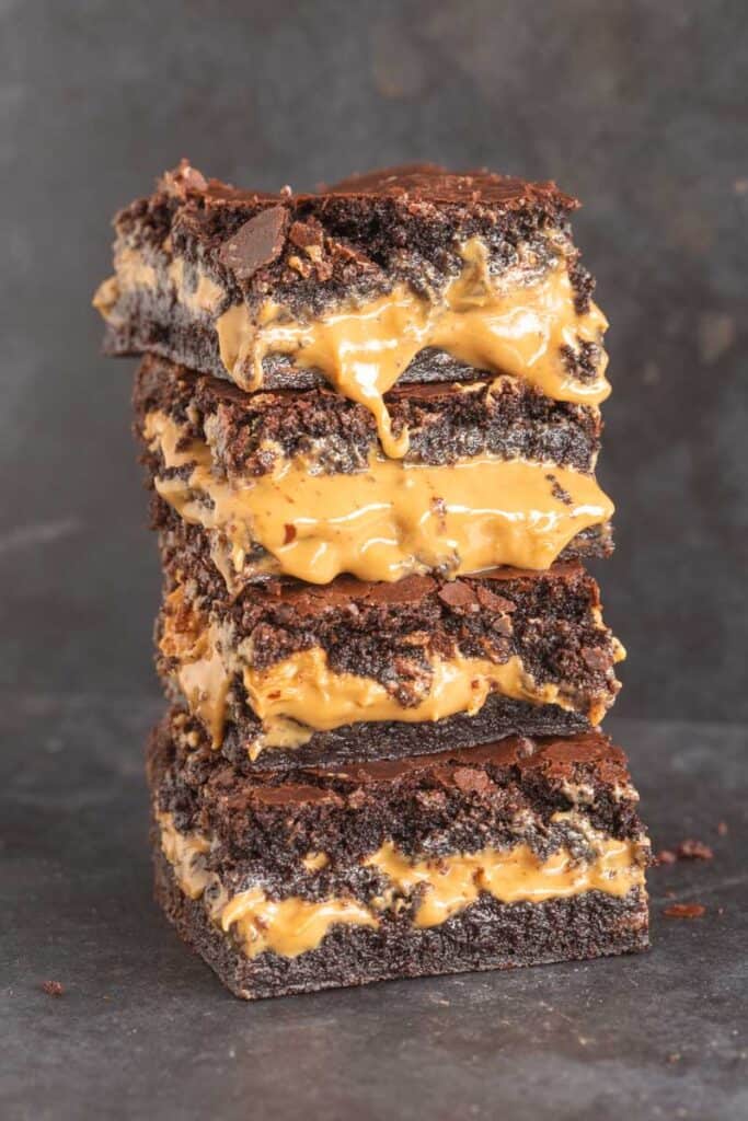 Biscoff Brownies- No eggs or dairy! - The Big Man's World