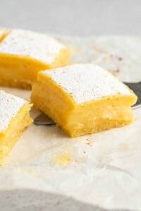 Healthy Lemon Bars- Under 100 calories! - The Big Man's World