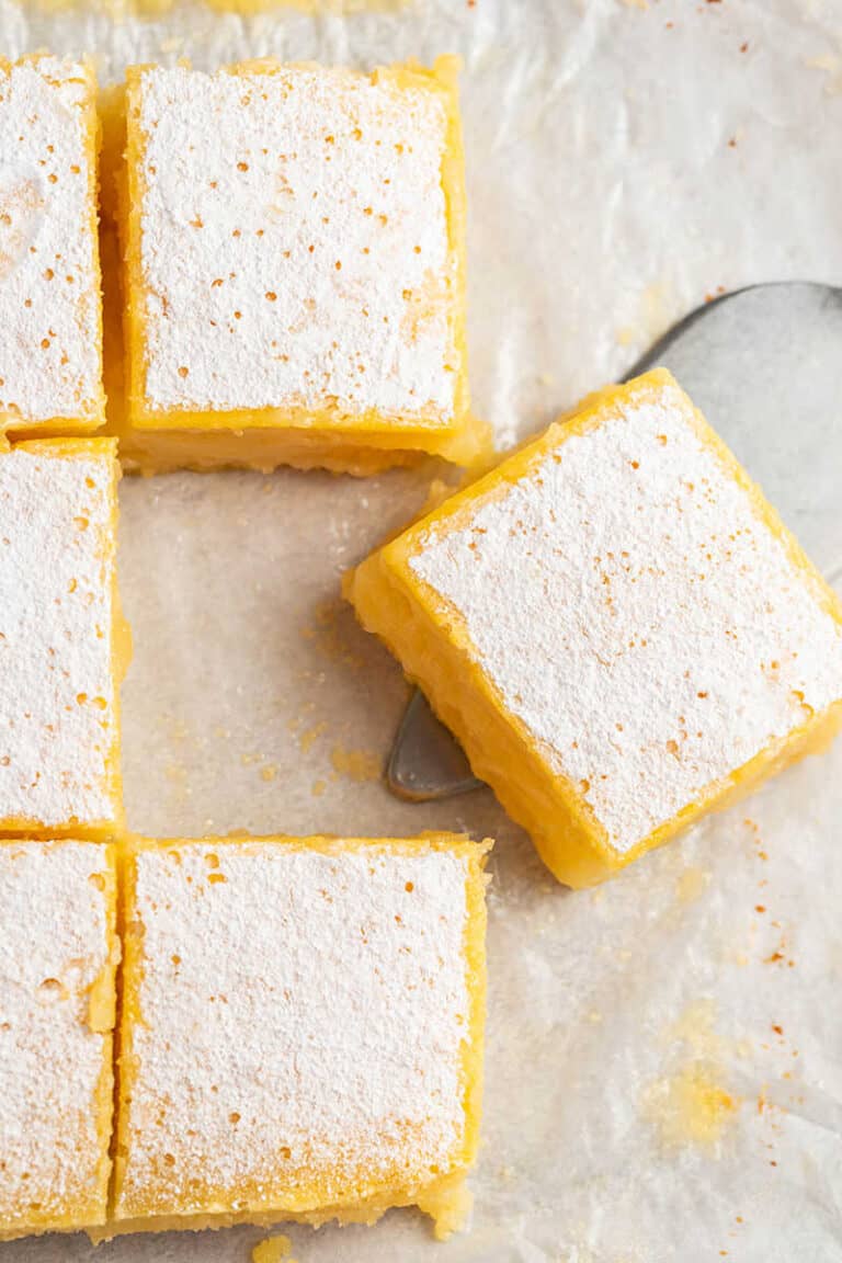 Healthy Lemon Bars- Under 100 calories! - The Big Man's World