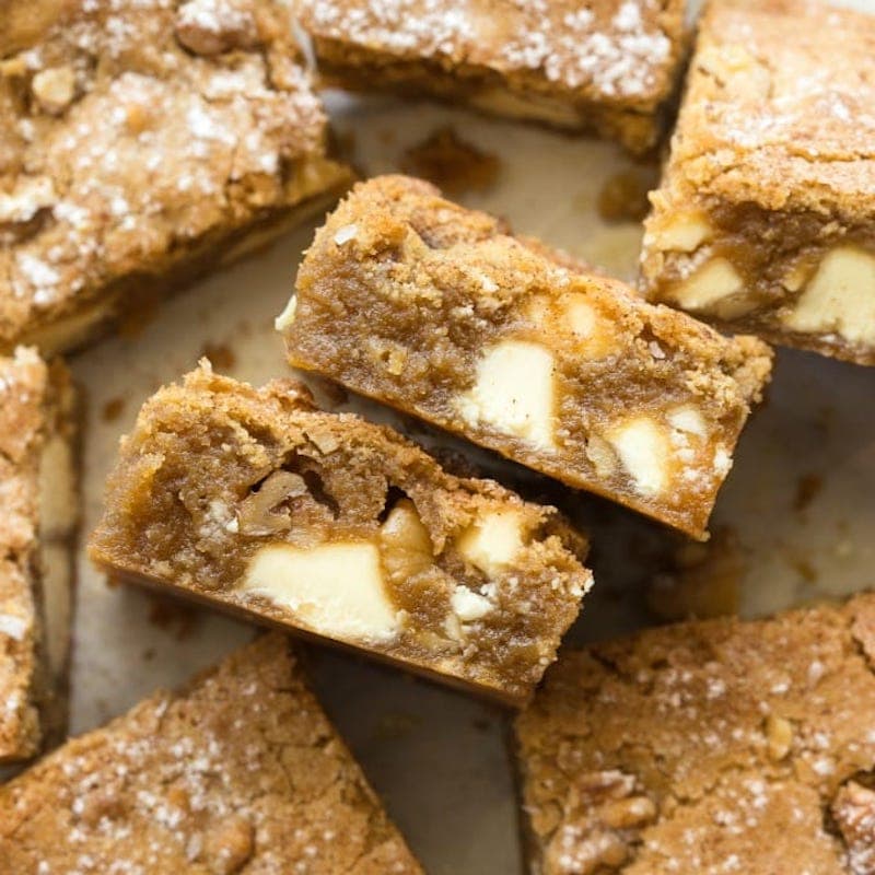 Gingerbread Blondies {Under 30 Minutes} - The Big Man's World