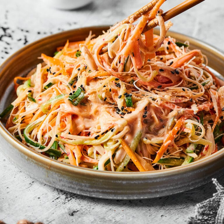 5 Minute Kani Salad | Easy Authentic Restaurant Style Recipe