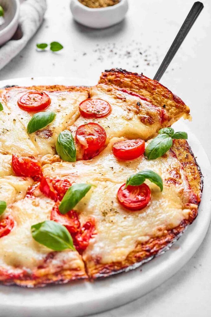 Cauliflower Pizza Crust (Under 100 calories!) - The Big Man's World