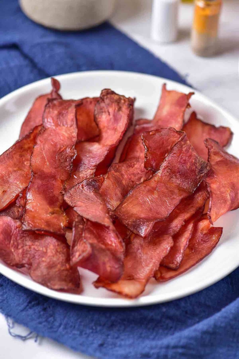 5-Minute Air Fryer Turkey Bacon {Truly Crispy} - The Big Man's World