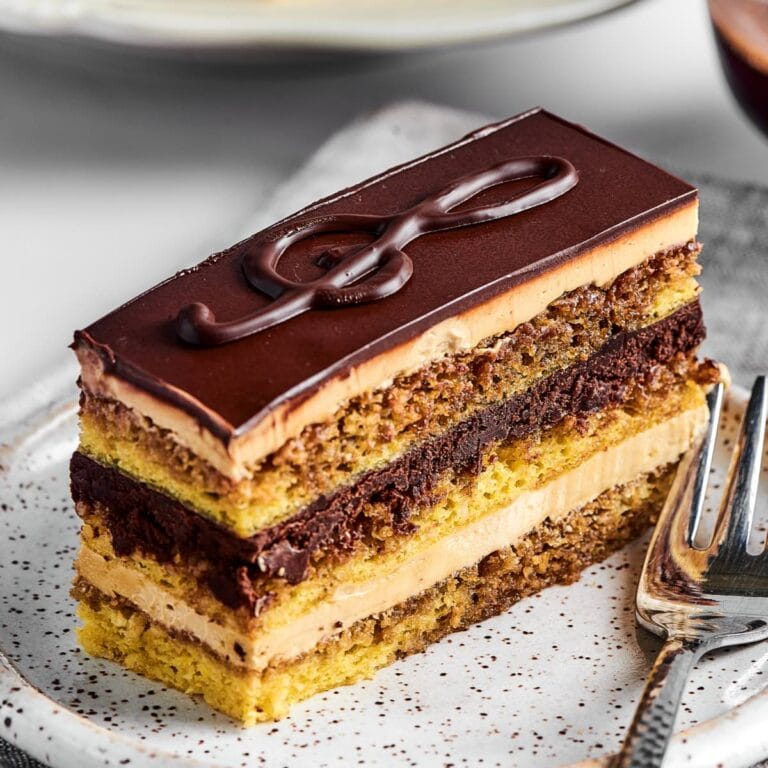 Opera Cake {Easy Authentic Recipe} - The Big Man's World