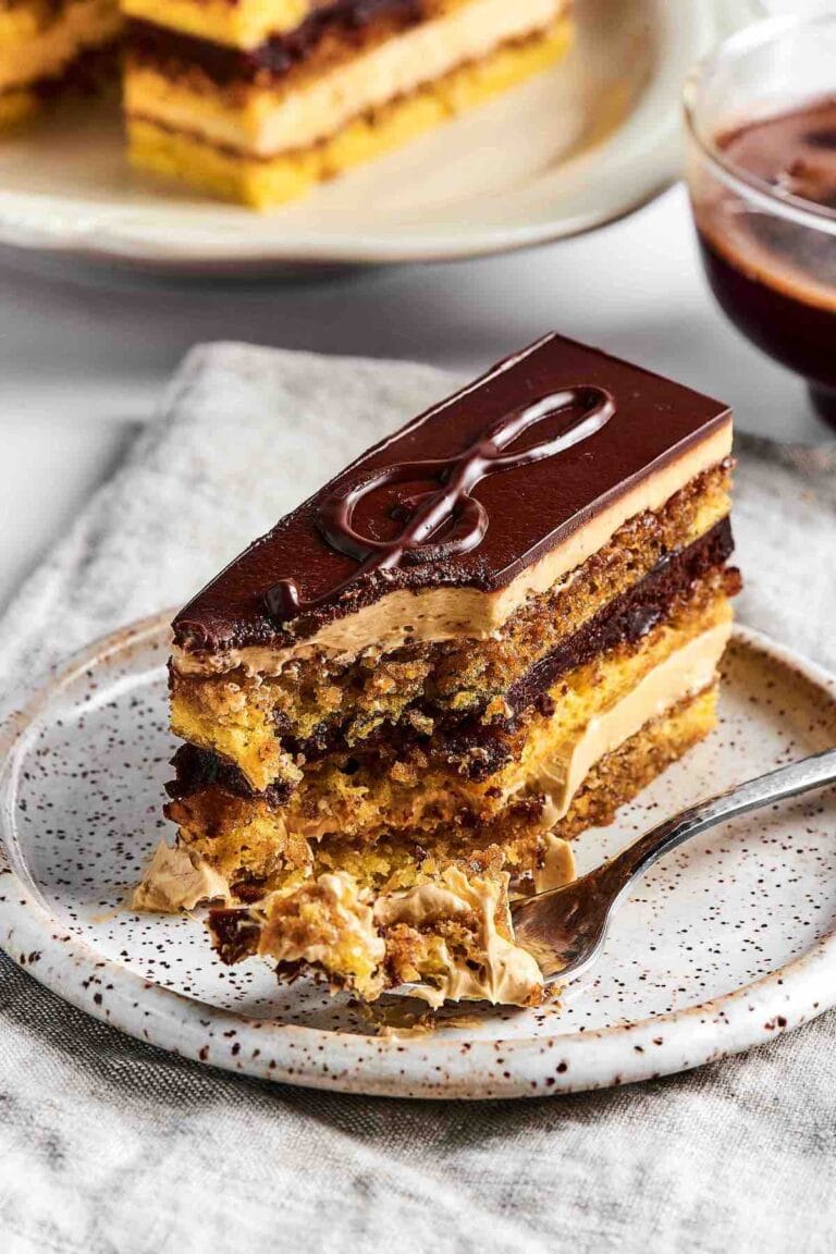 Opera Cake {Easy Authentic Recipe} - The Big Man's World