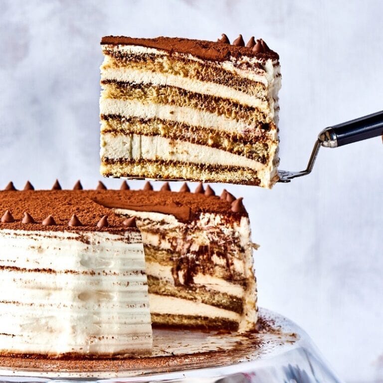 Tiramisu Cake (No eggs or butter!) - The Big Man's World