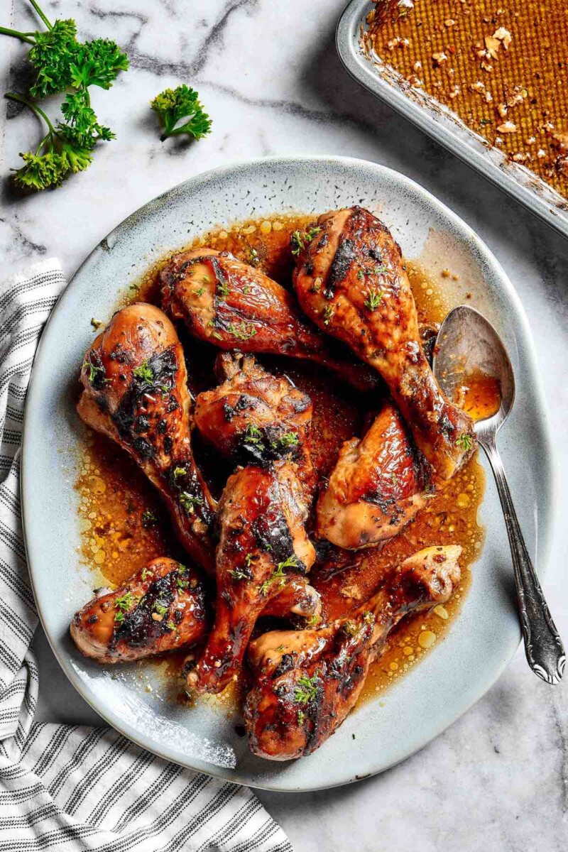 Baked Chicken Legs (Crispy And Juicy!) - TBMW