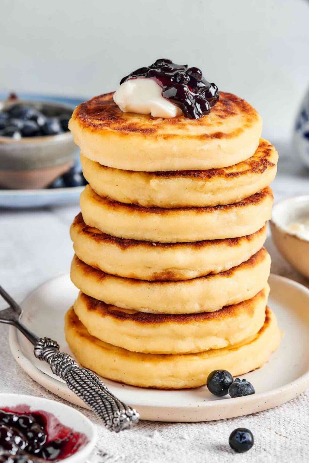 6-Ingredient Cottage Cheese Pancakes - The Big Man's World