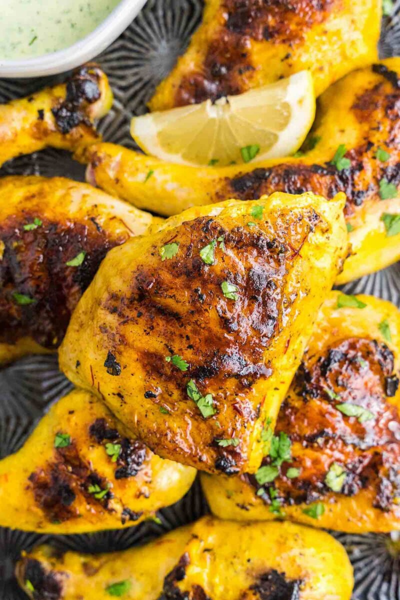 Saffron Chicken {Juicy & Tender}- The Big Man's World