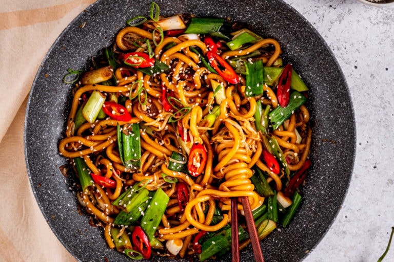 Spicy Asian Noodles (10 Minutes!) - TBMW