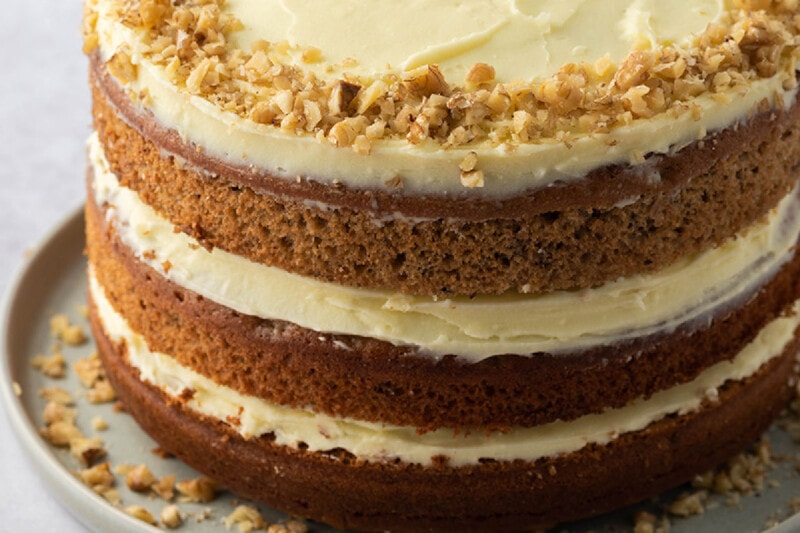 Walnut Cake (No eggs, No Milk, No Butter!)