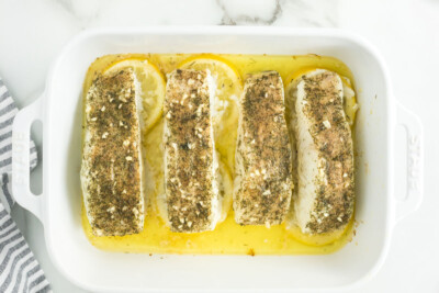Lemon Butter Baked Halibut - The Big Man's World