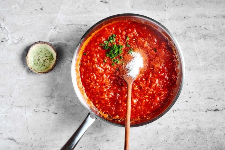 Easy Pomodoro Sauce Recipe {Italian Style!} - The Big Man's World