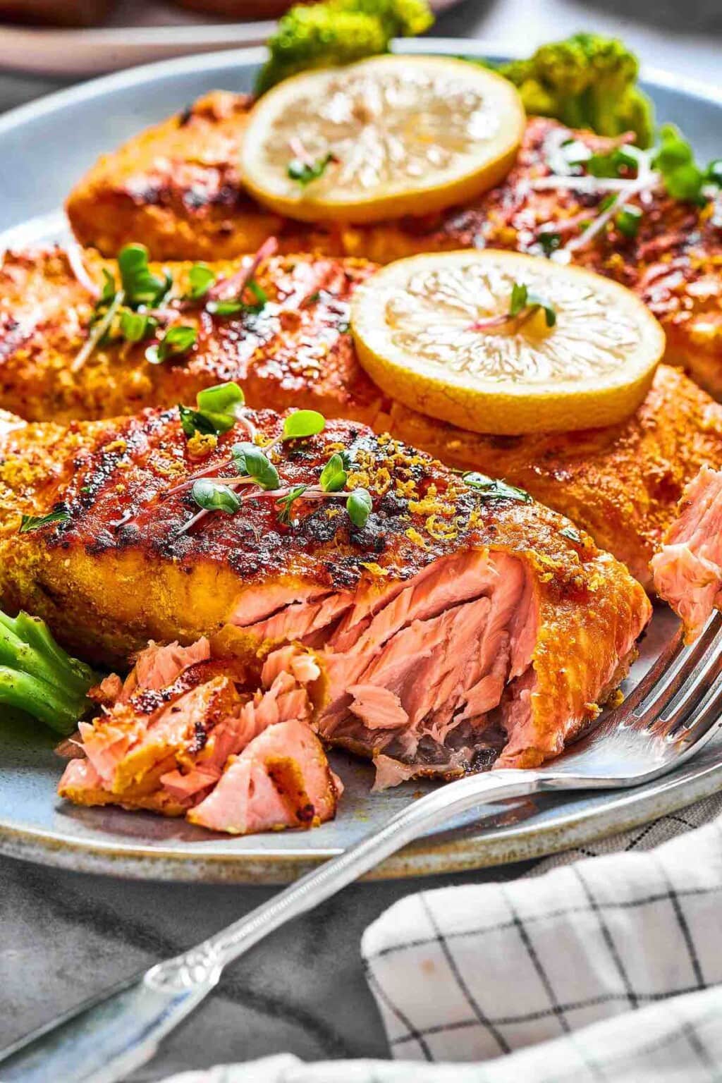 Lemon Pepper Salmon - The Big Man's World