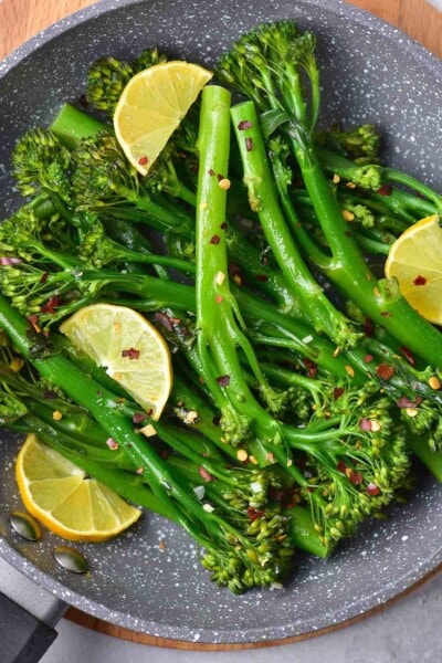 10-Minute Sautéed Broccolini - The Big Man's World