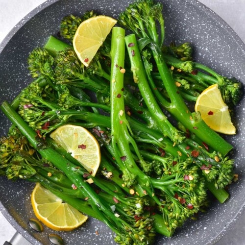 10-Minute Sautéed Broccolini - The Big Man's World