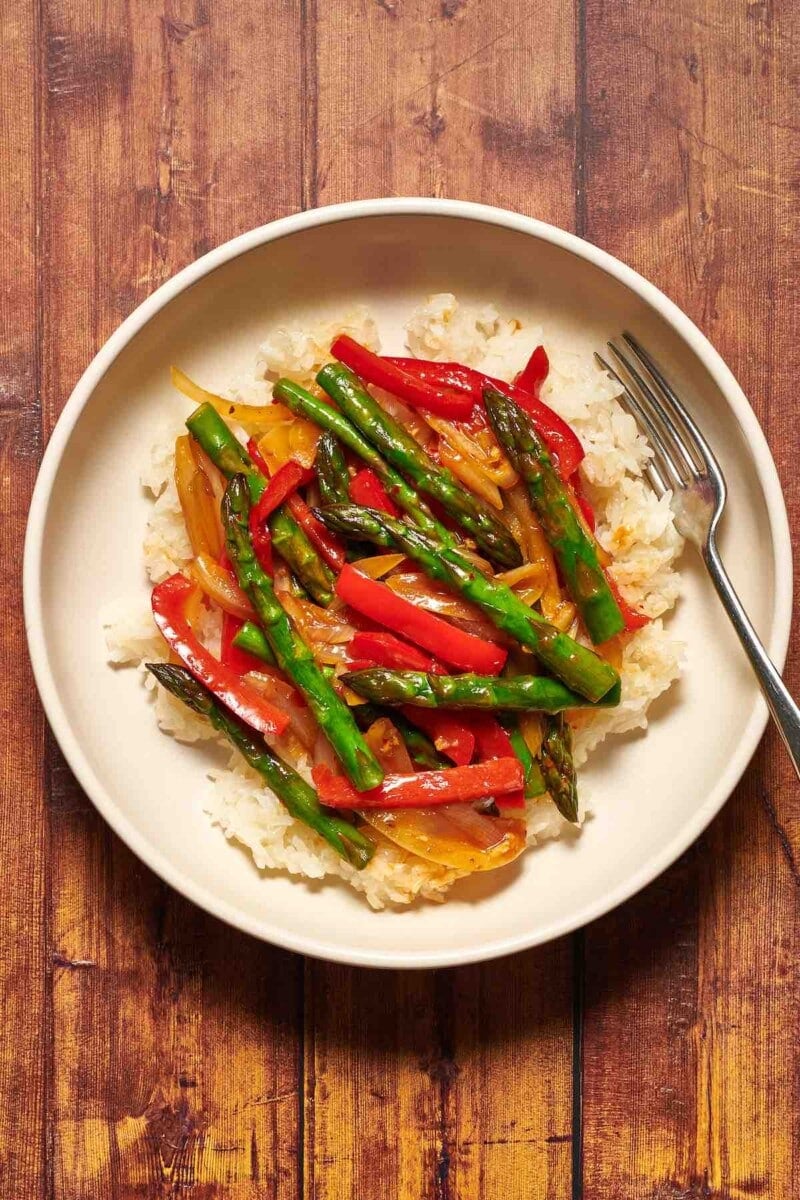 Asparagus Stir Fry {10 Minutes} - The Big Man's World