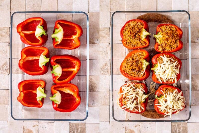 Italian Stuffed Peppers (Easy & Healthy!) - The Big Man's World