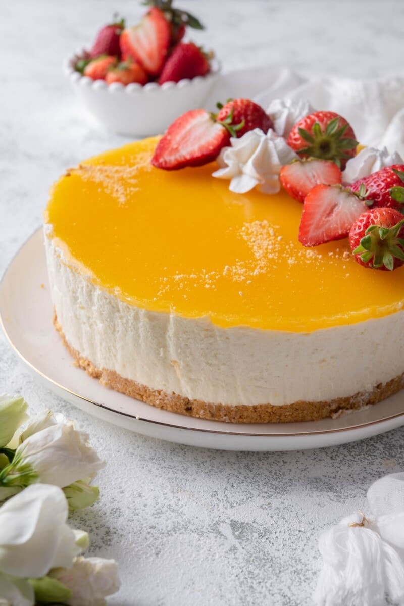 Mango Cheesecake Recipe - The Big Man's World