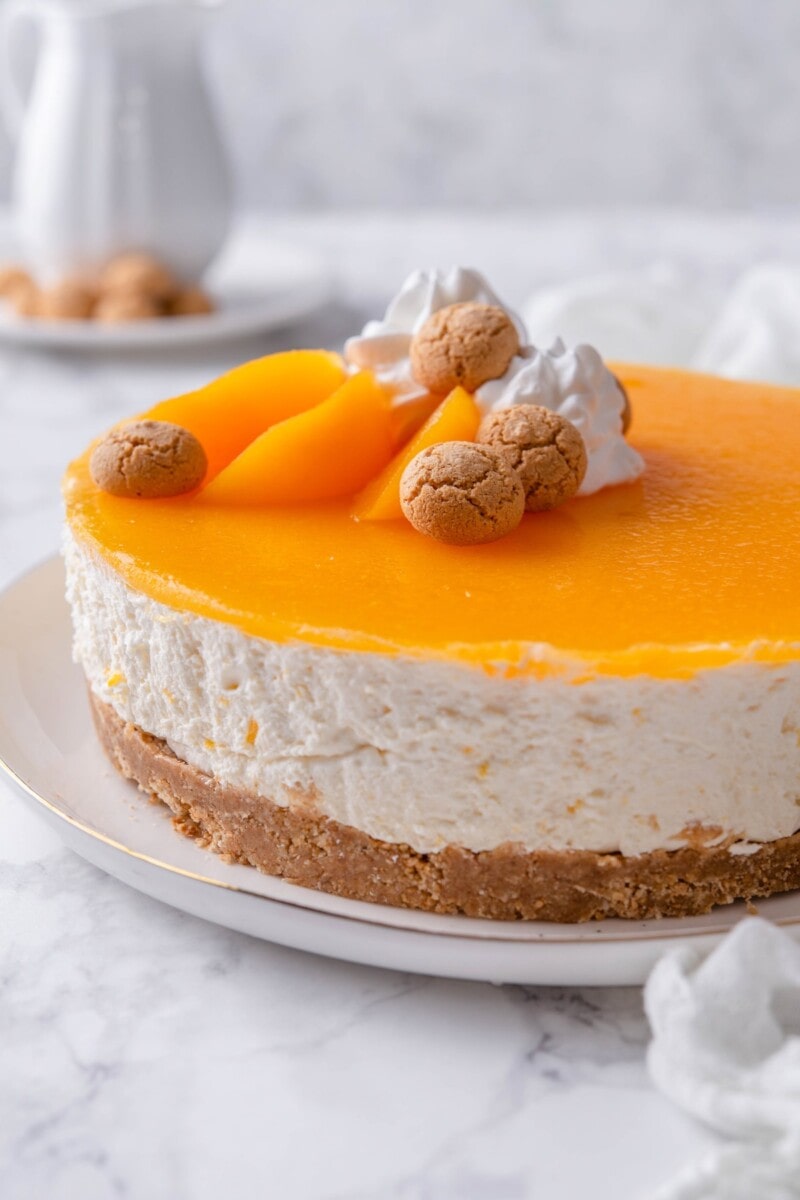 Peach Cheesecake Recipe- The Big Man's World