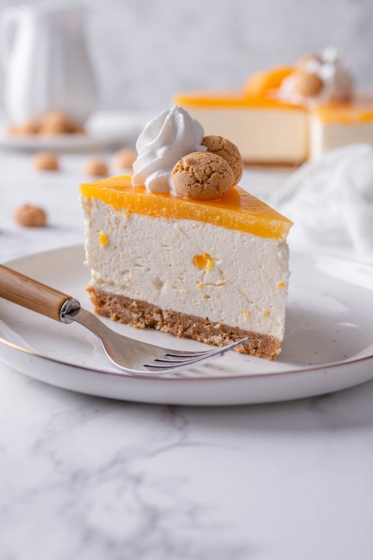 Peach Cheesecake Recipe- The Big Man's World