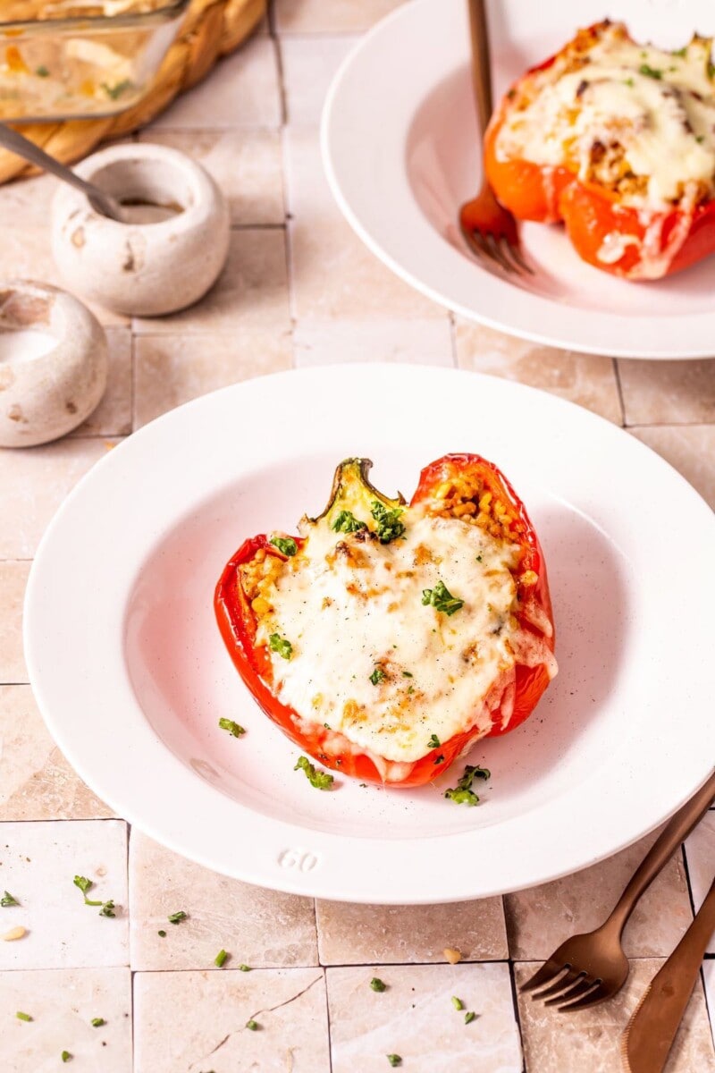 Italian Stuffed Peppers (Easy & Healthy!) - The Big Man's World