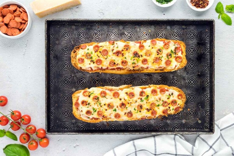 French Bread Pizza (20 Minute Recipe) - The Big Man's World