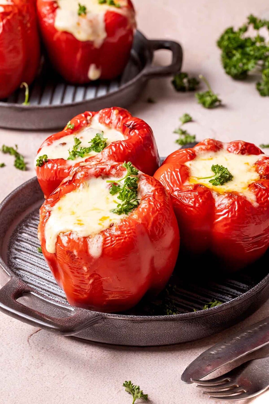 Air Fryer Stuffed Peppers - The Big Man's World