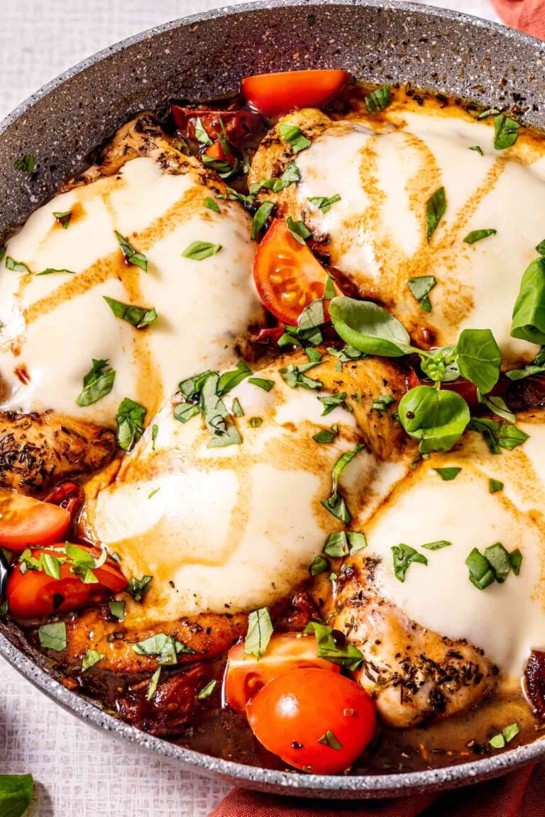 Easy Chicken Caprese (20 Minutes!) - The Big Man's World