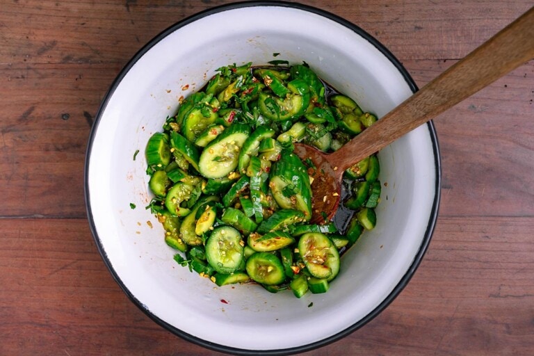 Asian Cucumber Salad - The Big Man's World