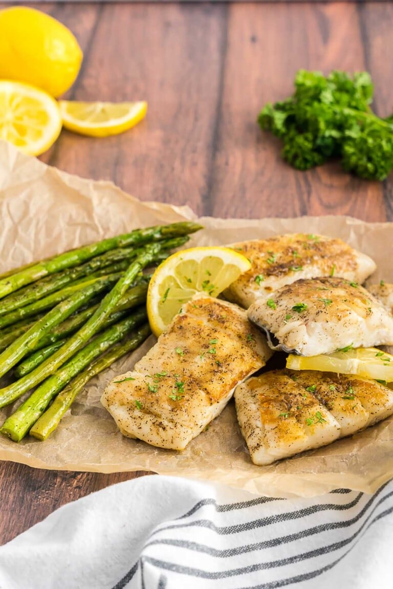 Grilled Haddock - The Big Man's World