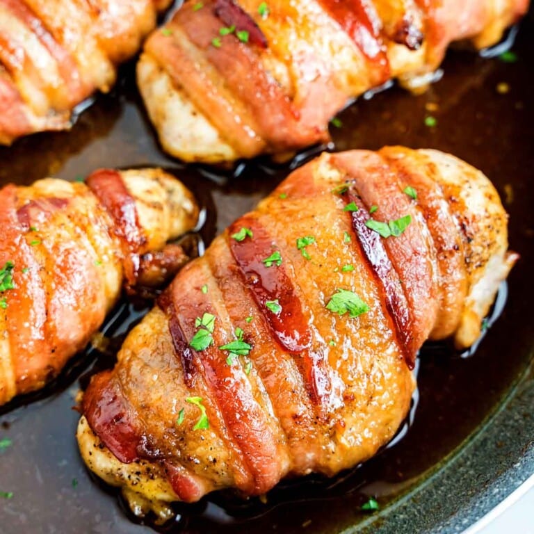 Bacon Wrapped Chicken (Quick & Easy) - The Big Man's World