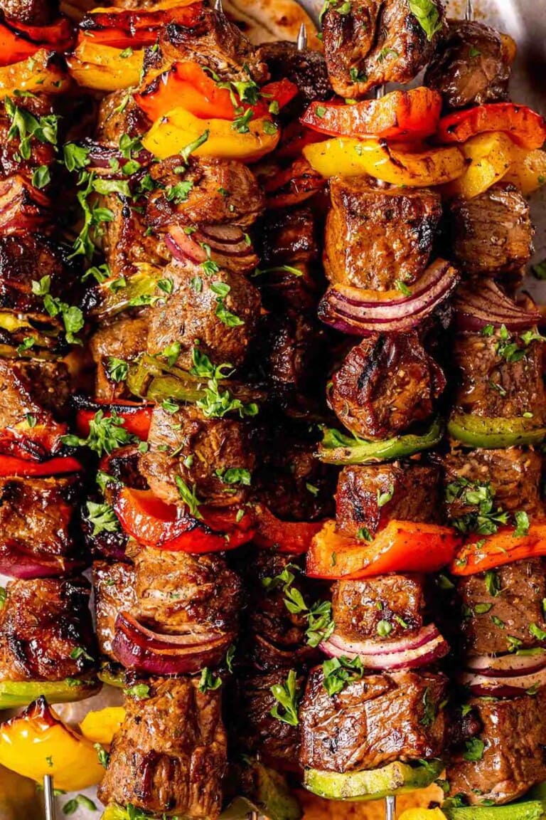 15-Minute Beef Kabobs Recipe - The Big Man's World