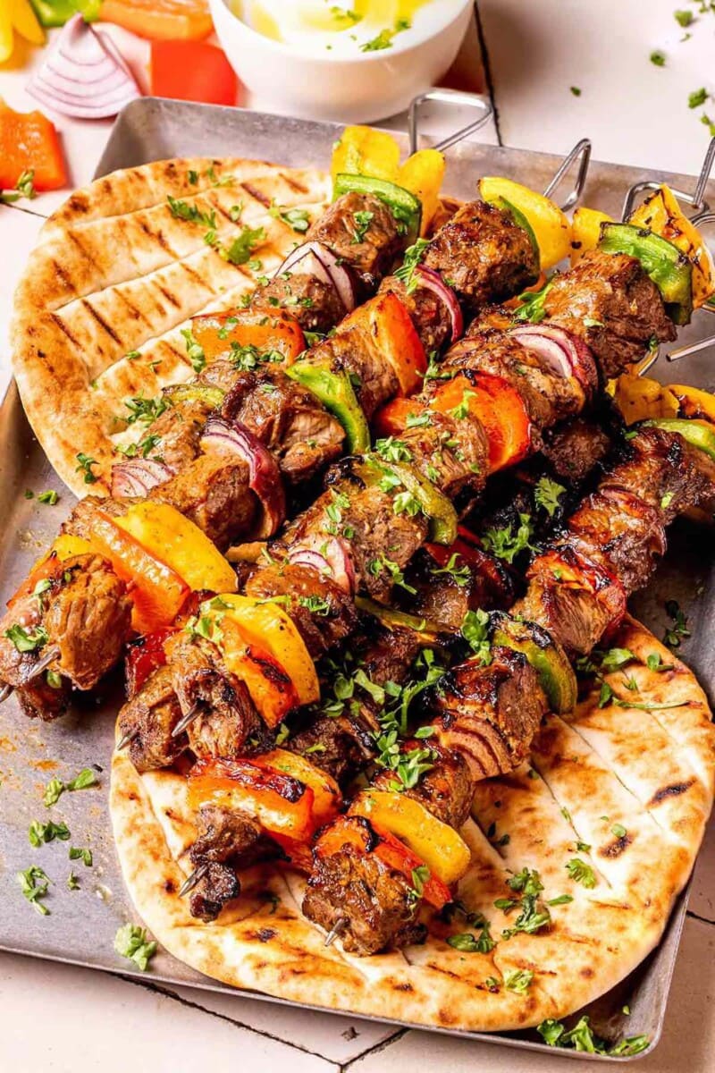 15-Minute Beef Kabobs Recipe - The Big Man's World