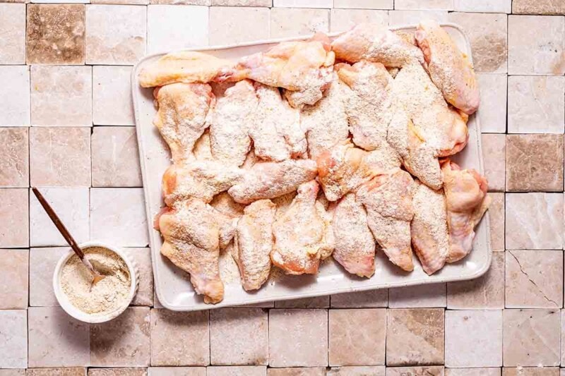 Crispy Baked Hot Wings - thebigmansworld.com