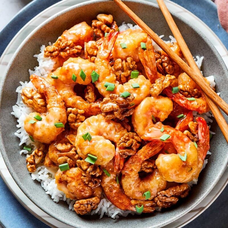 Honey Walnut Shrimp {In 15 Minutes} - The Big Man's World
