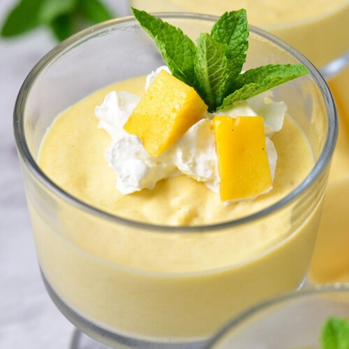 3-Ingredient Mango Mousse - The Big Man's World
