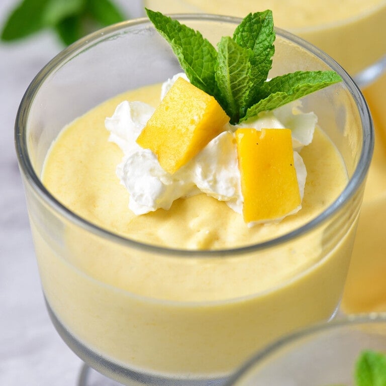 3-Ingredient Mango Mousse - The Big Man's World
