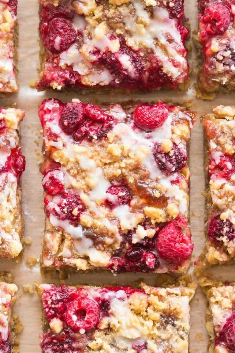 5-Ingredient Raspberry Bars - The Big Man's World